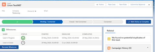 Salesforce Advanced: How to Build Milestone Process for Custom Objects