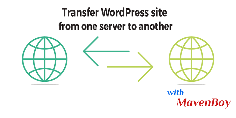 How to transfer WordPress site from one server to another - Maven Boy
