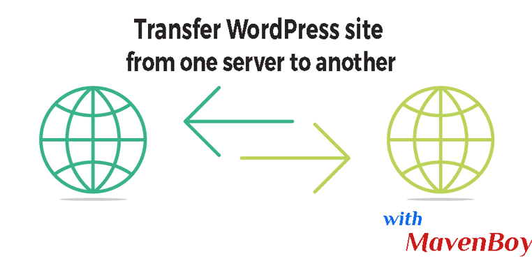 How to transfer WordPress site from one server to another - Maven Boy