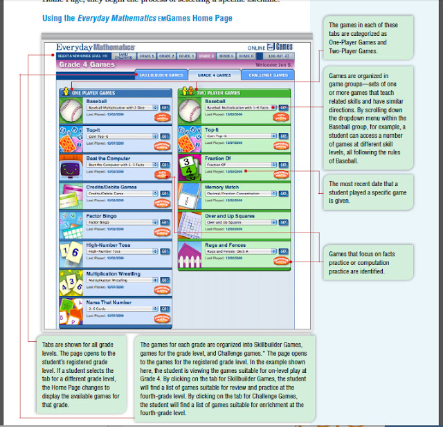 Tales From a K-1 Classroom: Everyday Math Online Games- Student Login ...