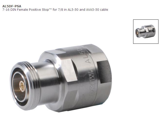 ANDREW COMMSCOPE: Connector untuk kabel feeder Coaxial ANDREW dan COMMSCOPE