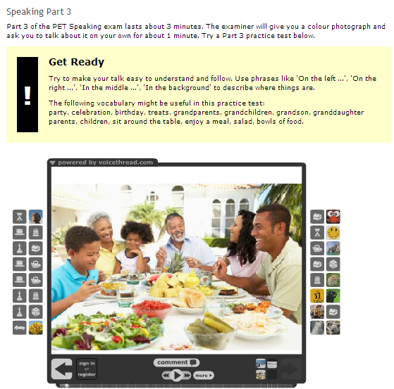 English Folder: PET Speaking Part 3 Practice Test