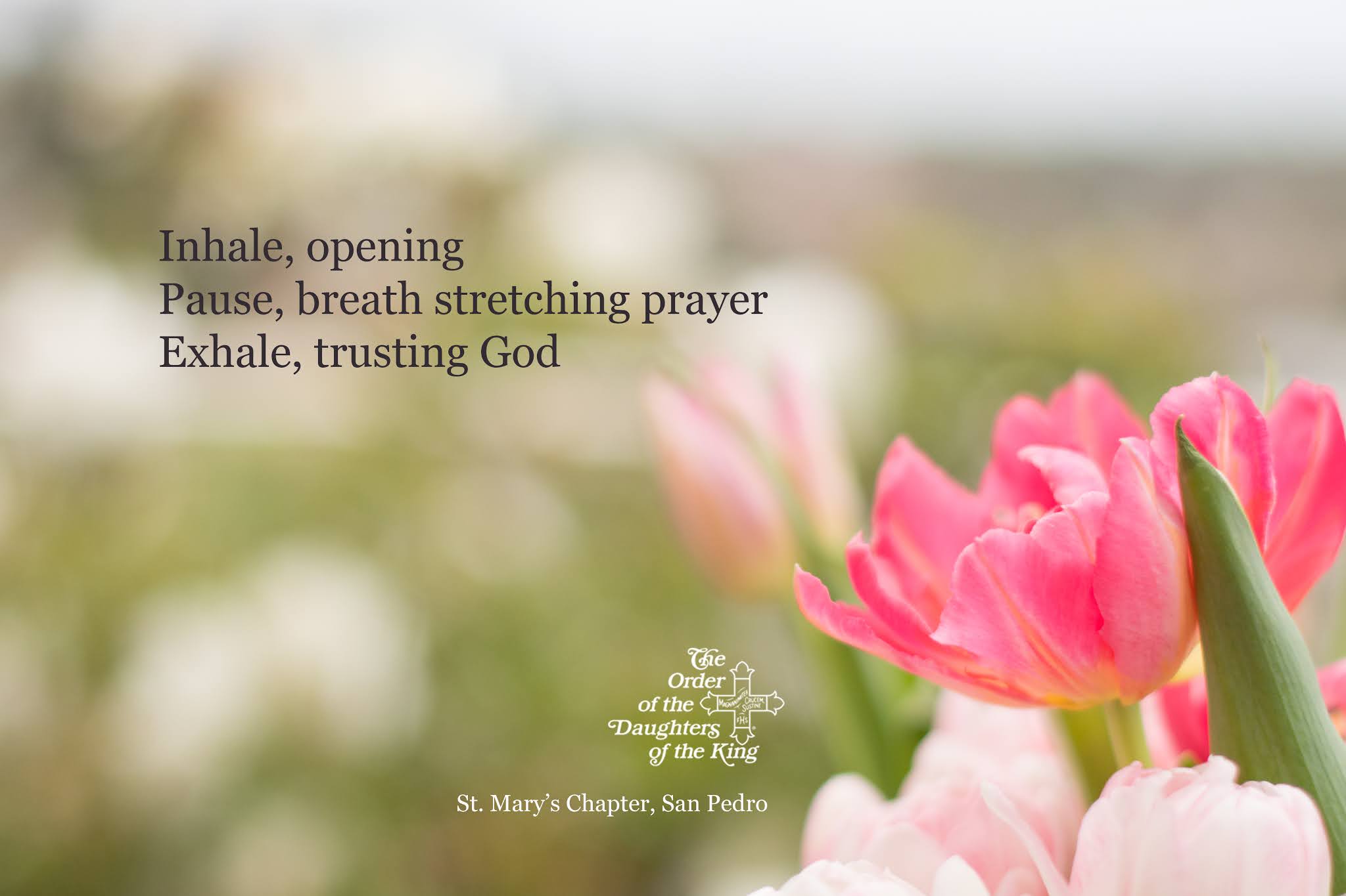 God speaks in the little things: Tuesday Tea & Prayers