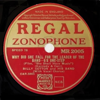 Bakeliedjes: Billy Cotton & His Band & Alan Breeze - Why did she fall ...