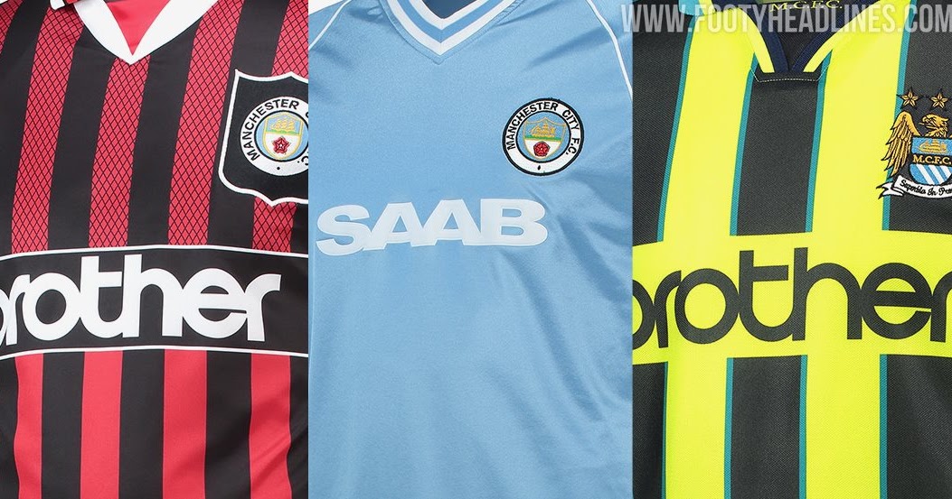 Class - 11 Manchester City Retro Kits Launched - Closer Look - Footy ...