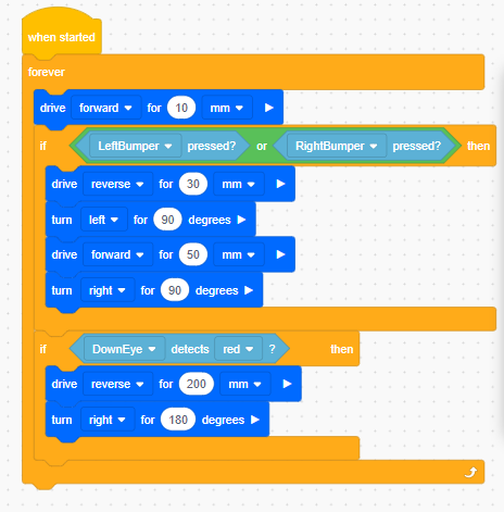 Robots and Physical Computing: Programming Robots Virtually 1 - VEXcode VR