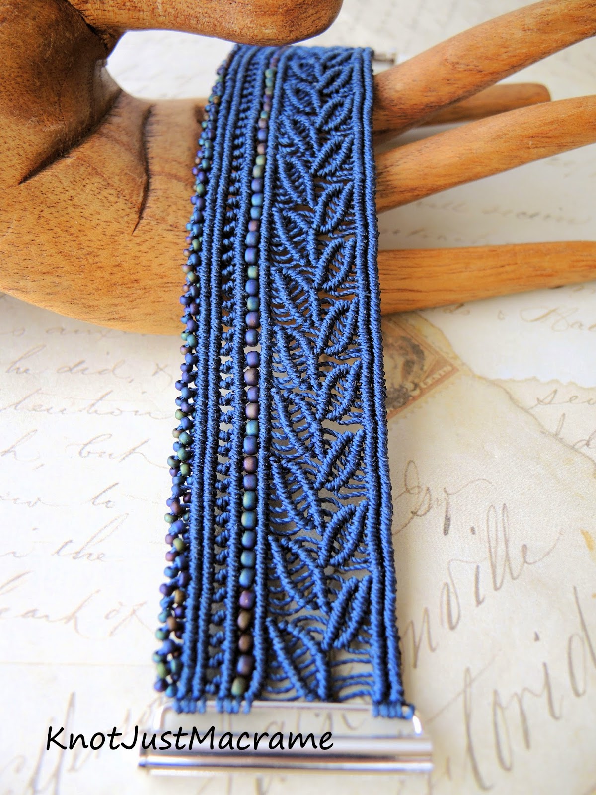 Knot Just Macrame by Sherri Stokey: A New Micro Macrame Cuff