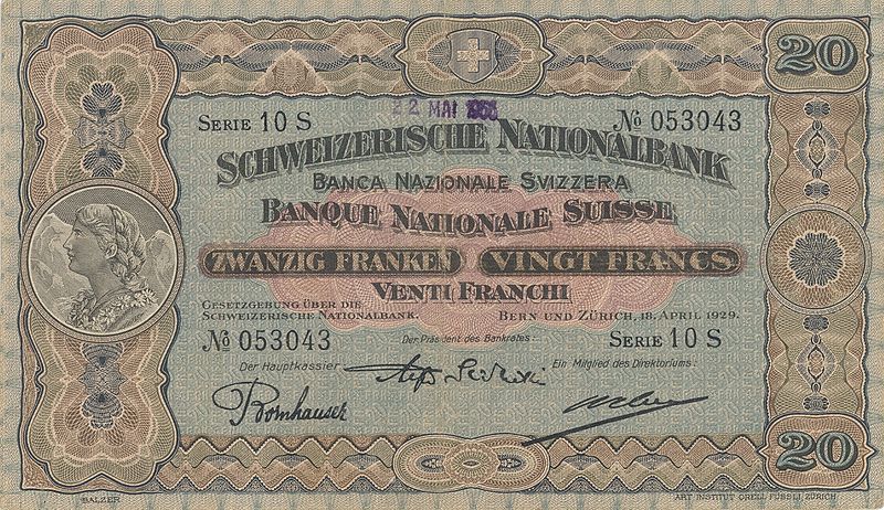 Flyer Goodness: Swiss Banknotes