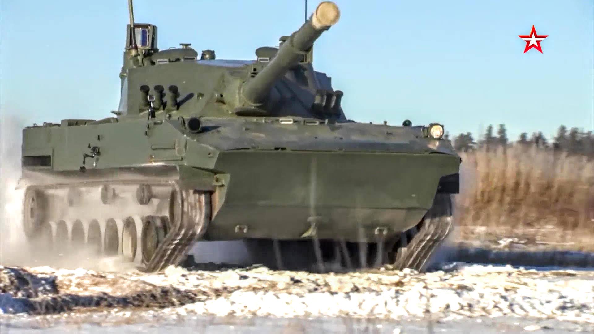 The Dead District: Footage of Sprut-SDM1 trials