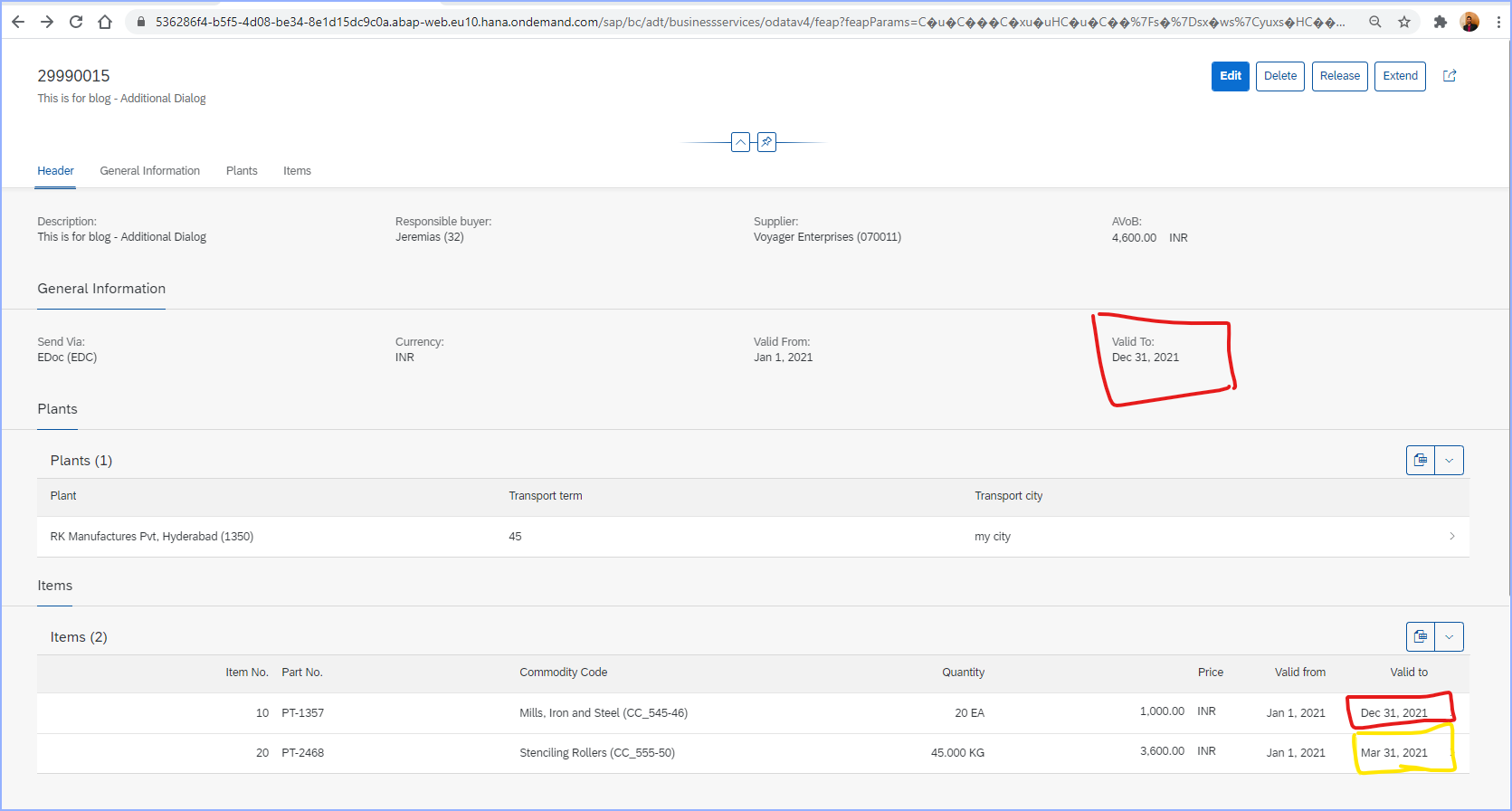 Sap Abap Central Abap Rap Enabling Custom Actions With A Dialog For Additional Input Fields