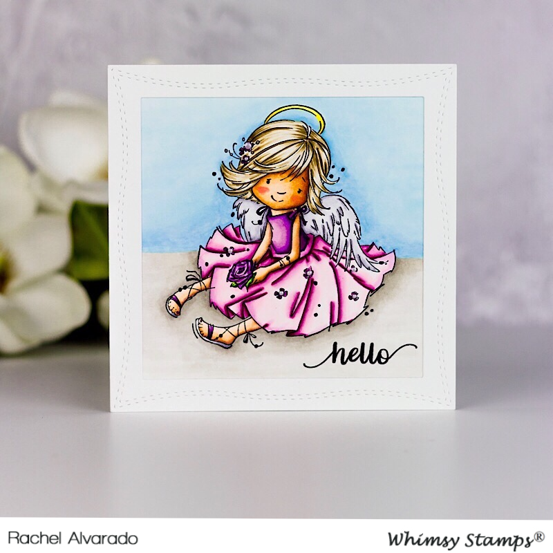 The Unpampered Stamper: Angel Ariel - Whimsy Stamps