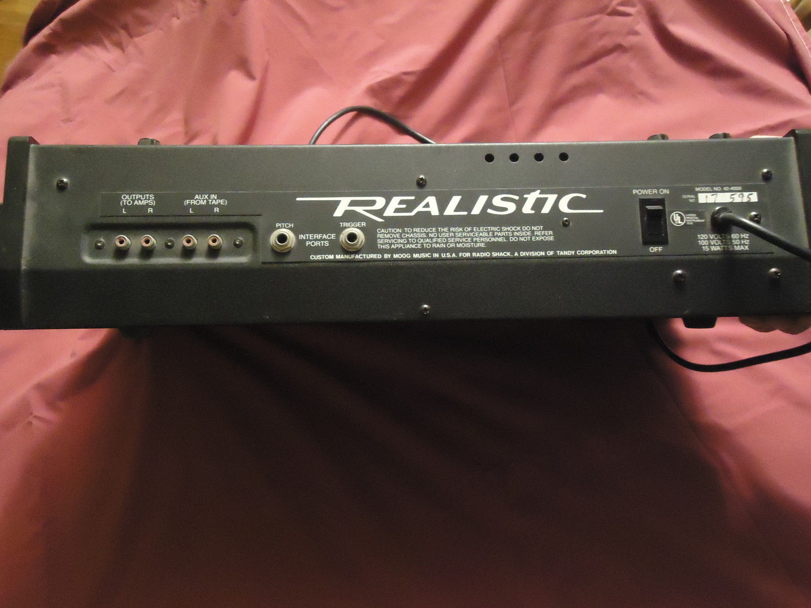 MATRIXSYNTH-B: Vintage Realistic Moog Concertmate MG-1 Synthesizer SN ...