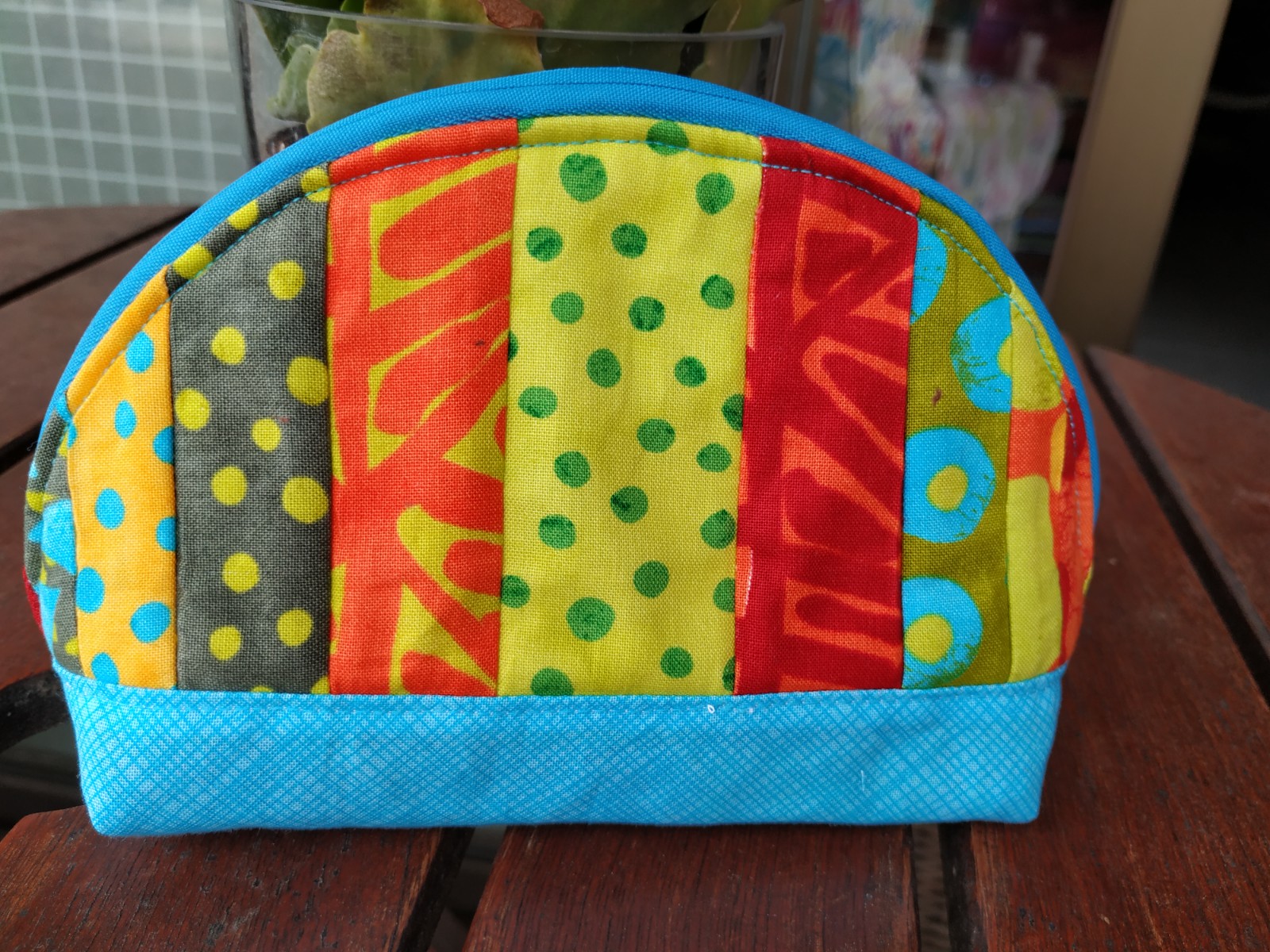 Charo's Patchwork: Persimmon dumpling pouch