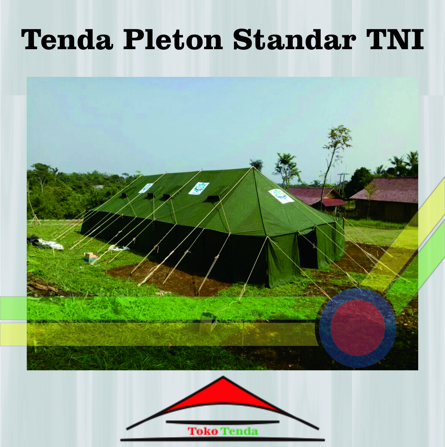 Harga Tenda Pleton TNI | Harga Tenda | Toko Tenda