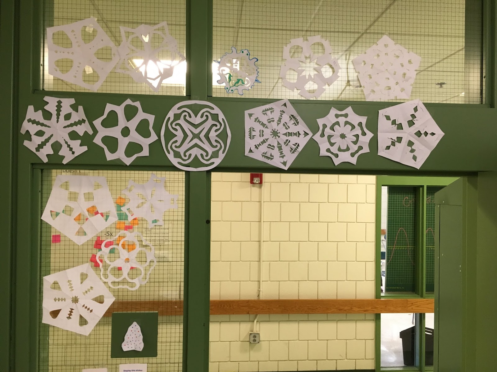Drawing On Math: Snowflakes (Geometry Review)