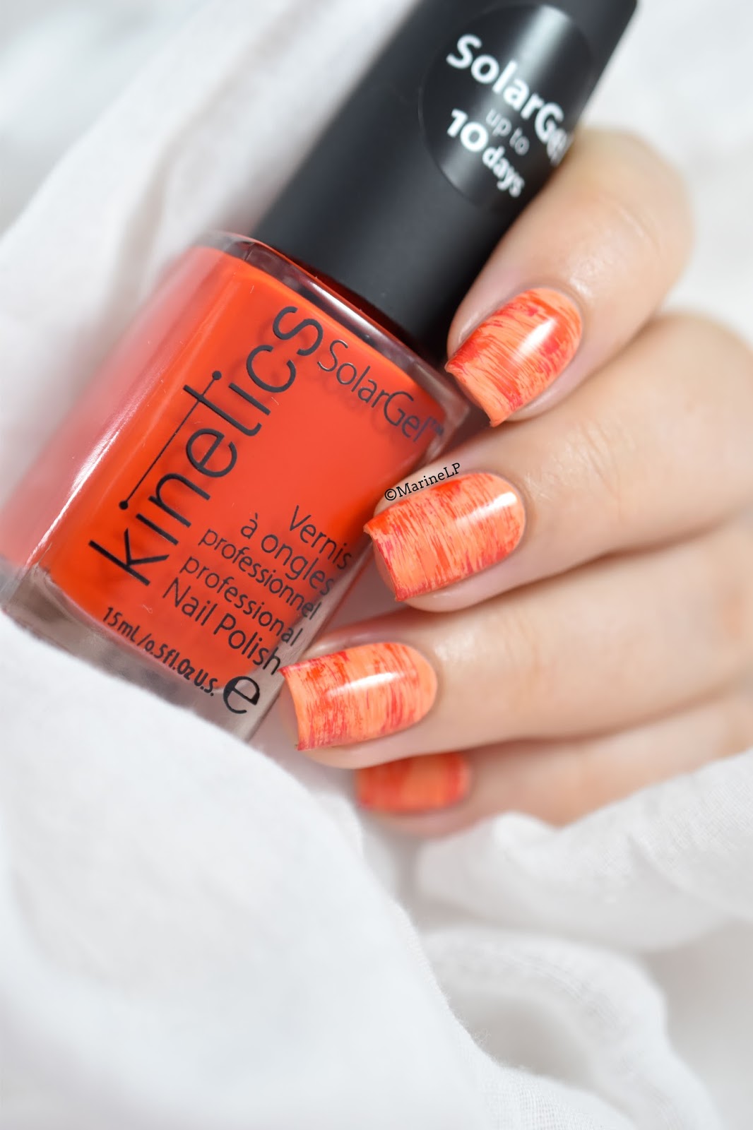 Kinetics SolarGel Rio Rio collection - Dry brush nail art [Video Tuto]