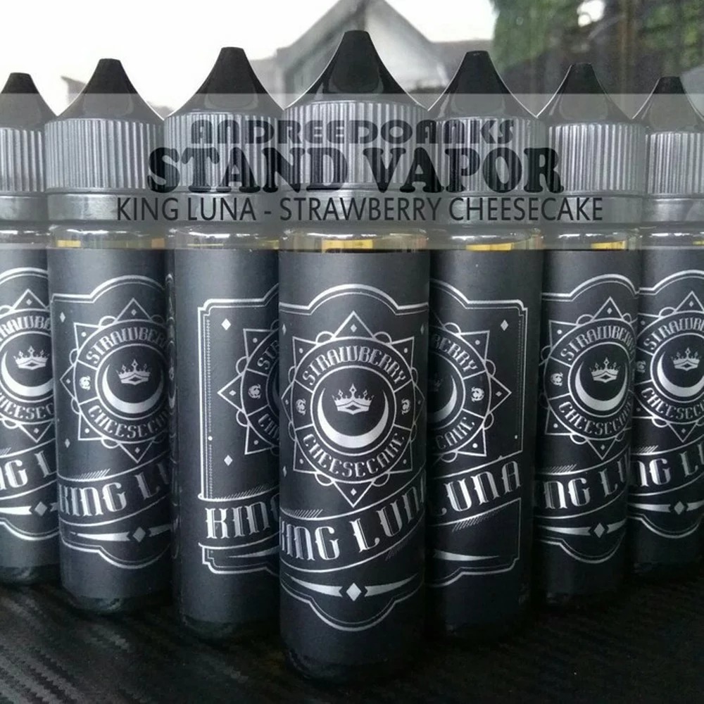 Liquid King Luna Strawberry Cheesecake By CreativeLabz - Toko Gratis Ongkir