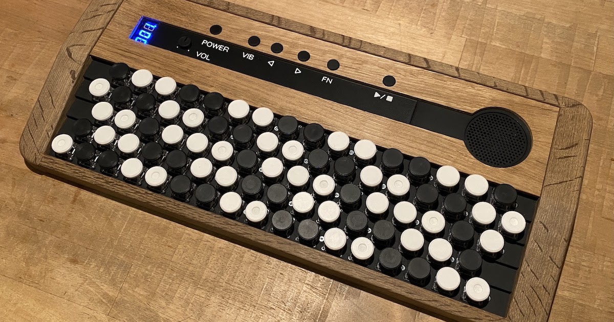木工ブログ: Chromatic Button keyboard 完成