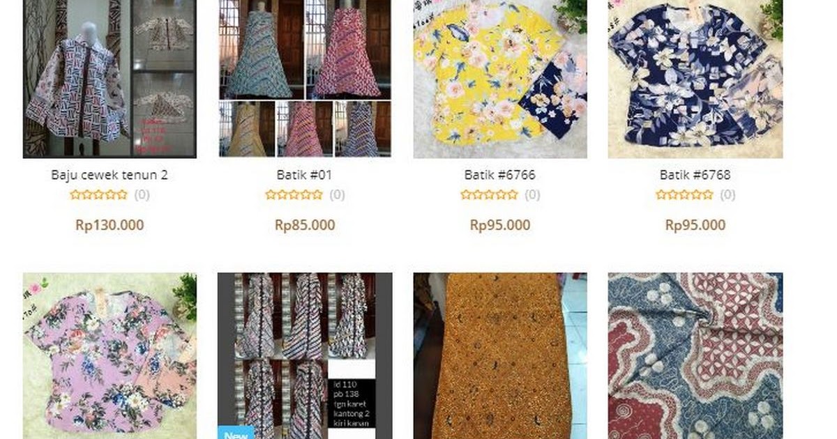 Mau Beli Batik Pasar Klewer Online? Ini Pilihan dan Caranya - adhiantirina