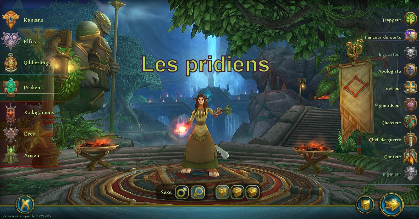Allods Online le jeu: Création de personnage