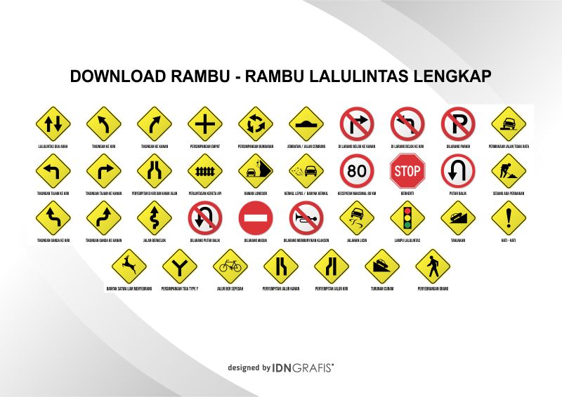 Download Rambu - Rambu Lalulintas Logo - IDN GRAFIS