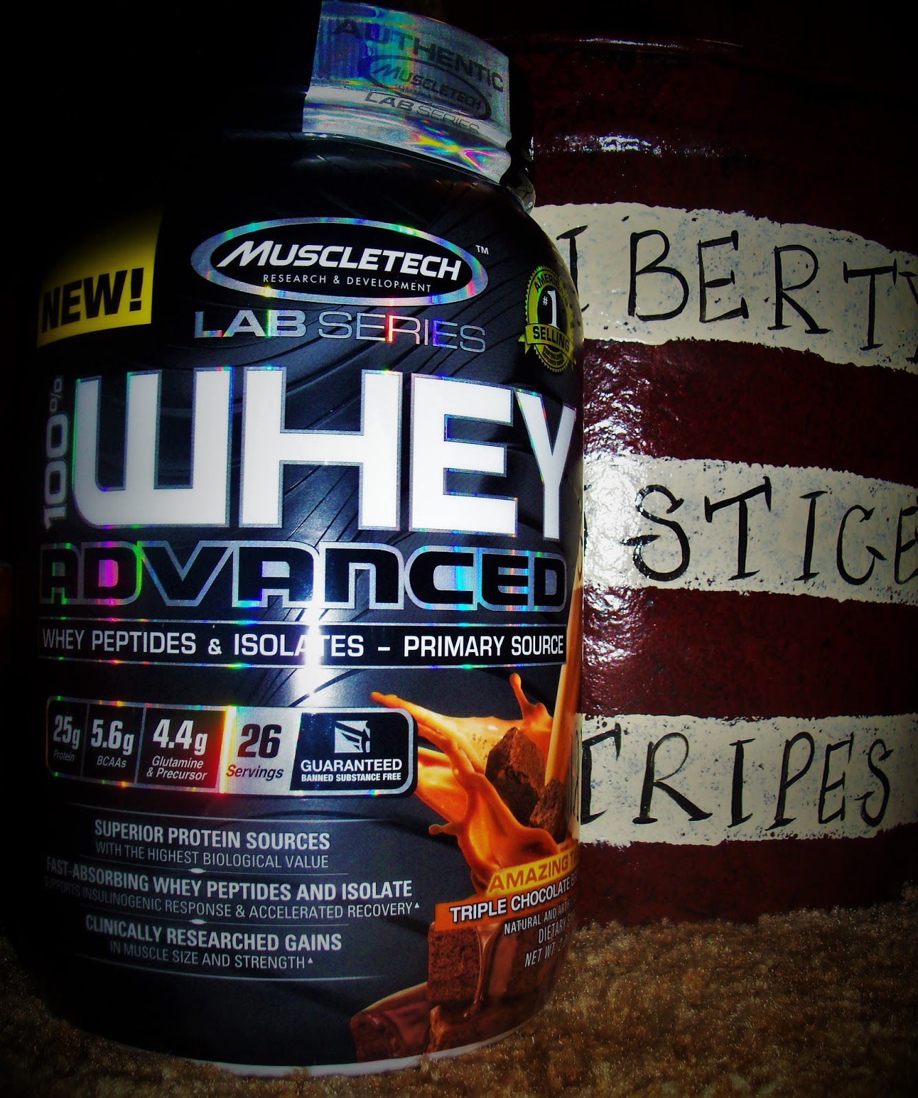 Joseph Valo III: 100% Whey Advanced Protein Lab Series by MuscleTech Review