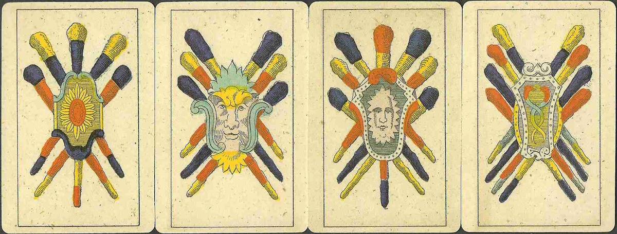 Barajas y Naipes: Baraja pintada