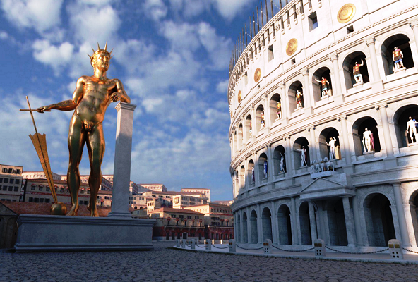 CORTOCIRCUITO: EL COLOSO DE NERON: Una estatua monumental construida ...