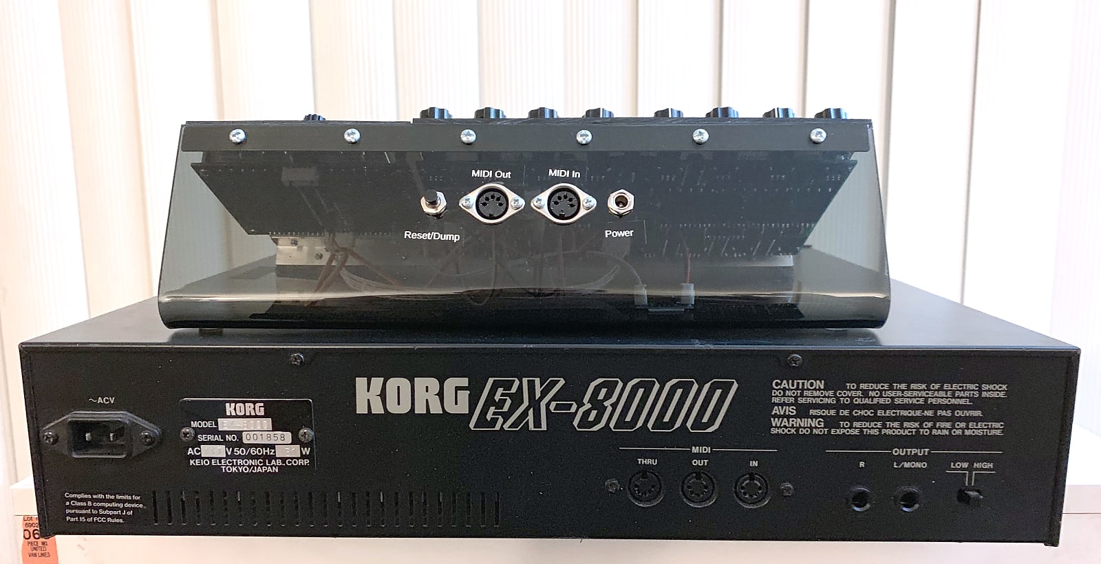 MATRIXSYNTH: Korg EX-8000 with SynthArk Controller SN 001858