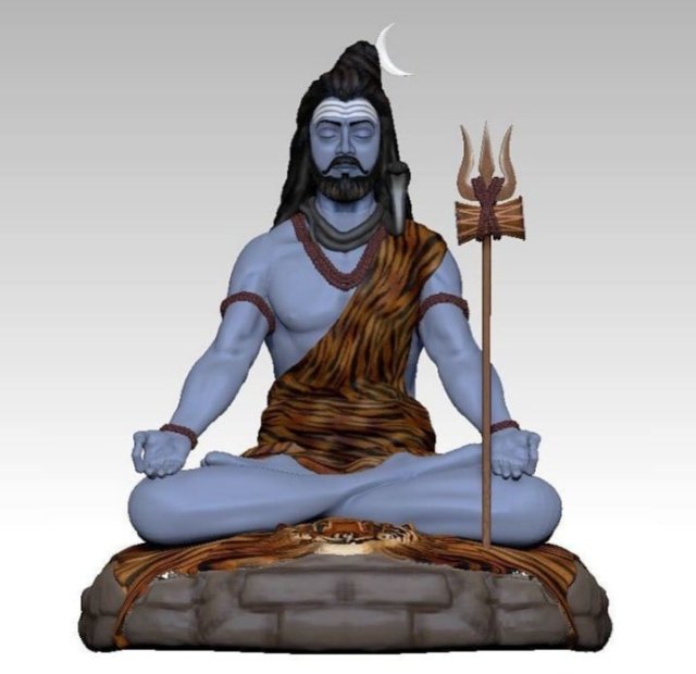 Lord Shiv Ji Meditation Statue Wallpapers