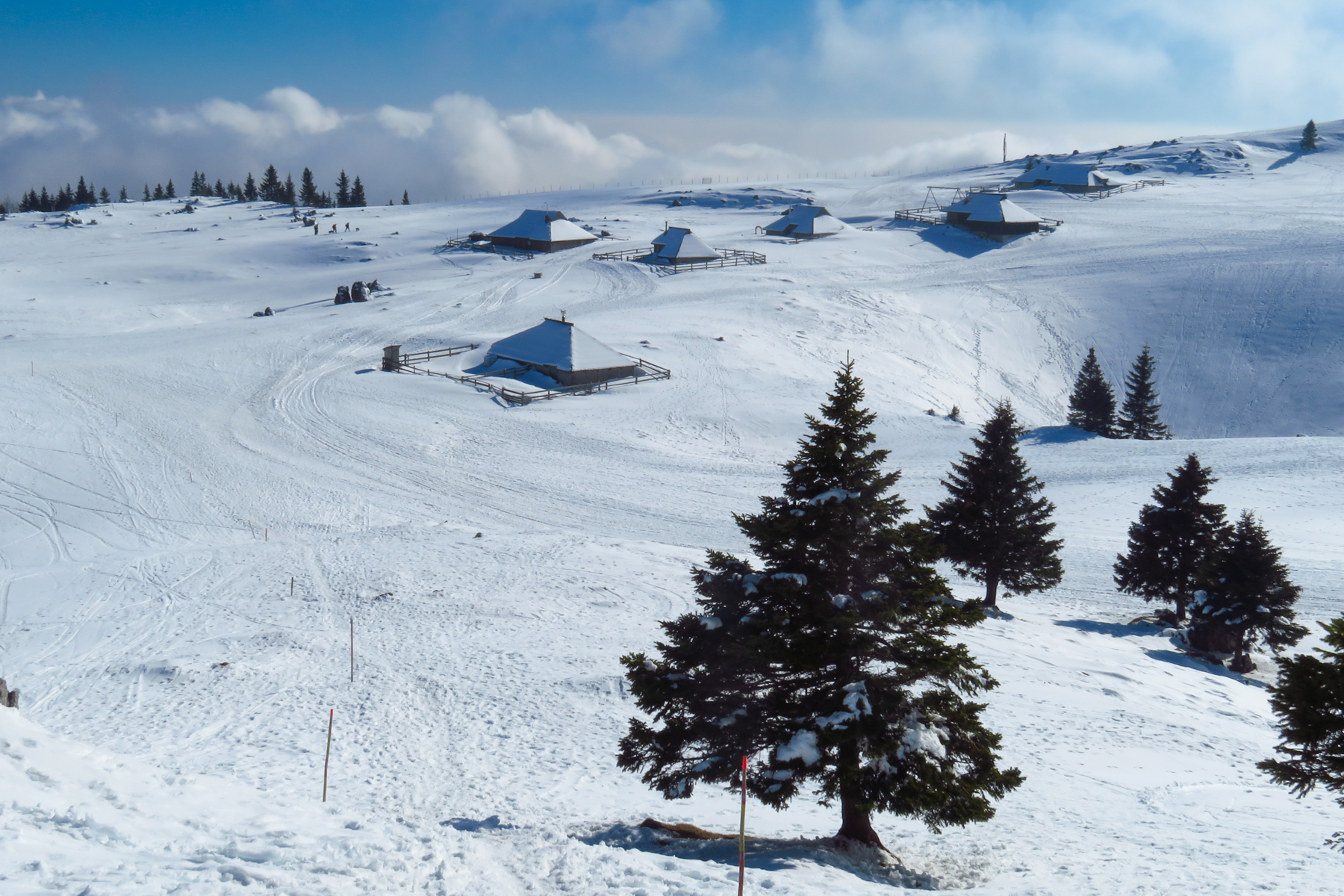 Fotoreportaže iz potovanj. Svet kot ga vidim.: Zimska idila na Mali planini