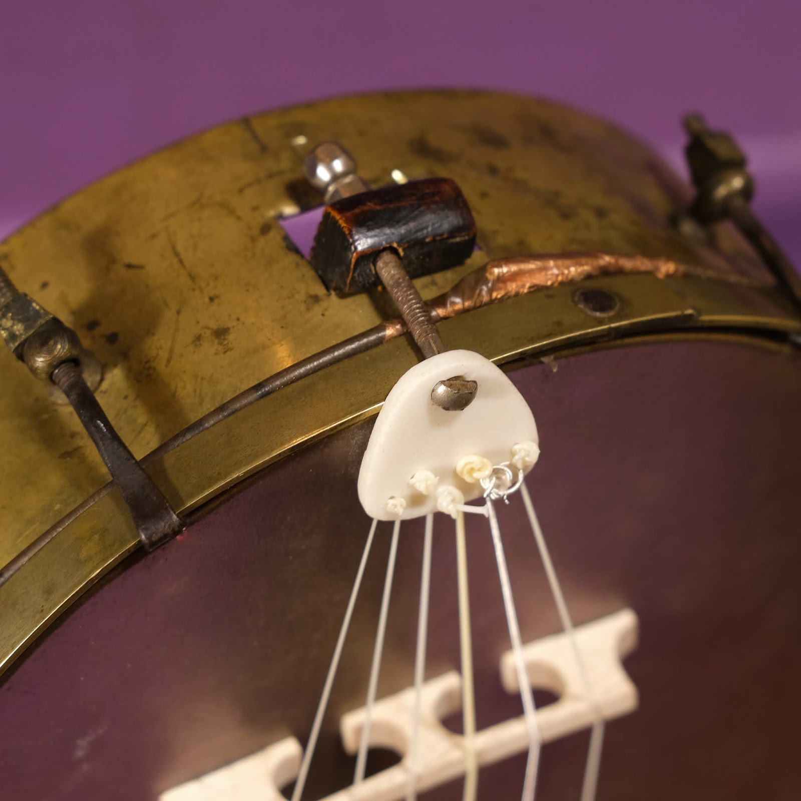 1860s 6-String Fretless Mini Minstrel Banjo