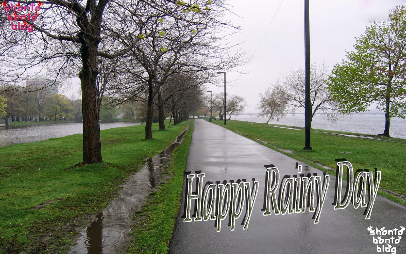 top wallpaper: Happy Rainy Day Wishes Wallpaper With Wishes Messages