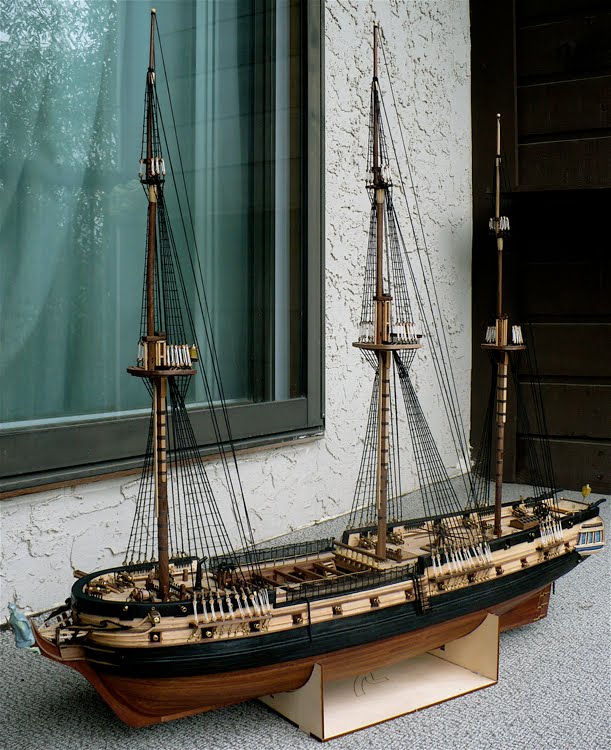 The Great Canadian Model Builders Web Page!: H.M.S. Surprise (Rat Lines ...