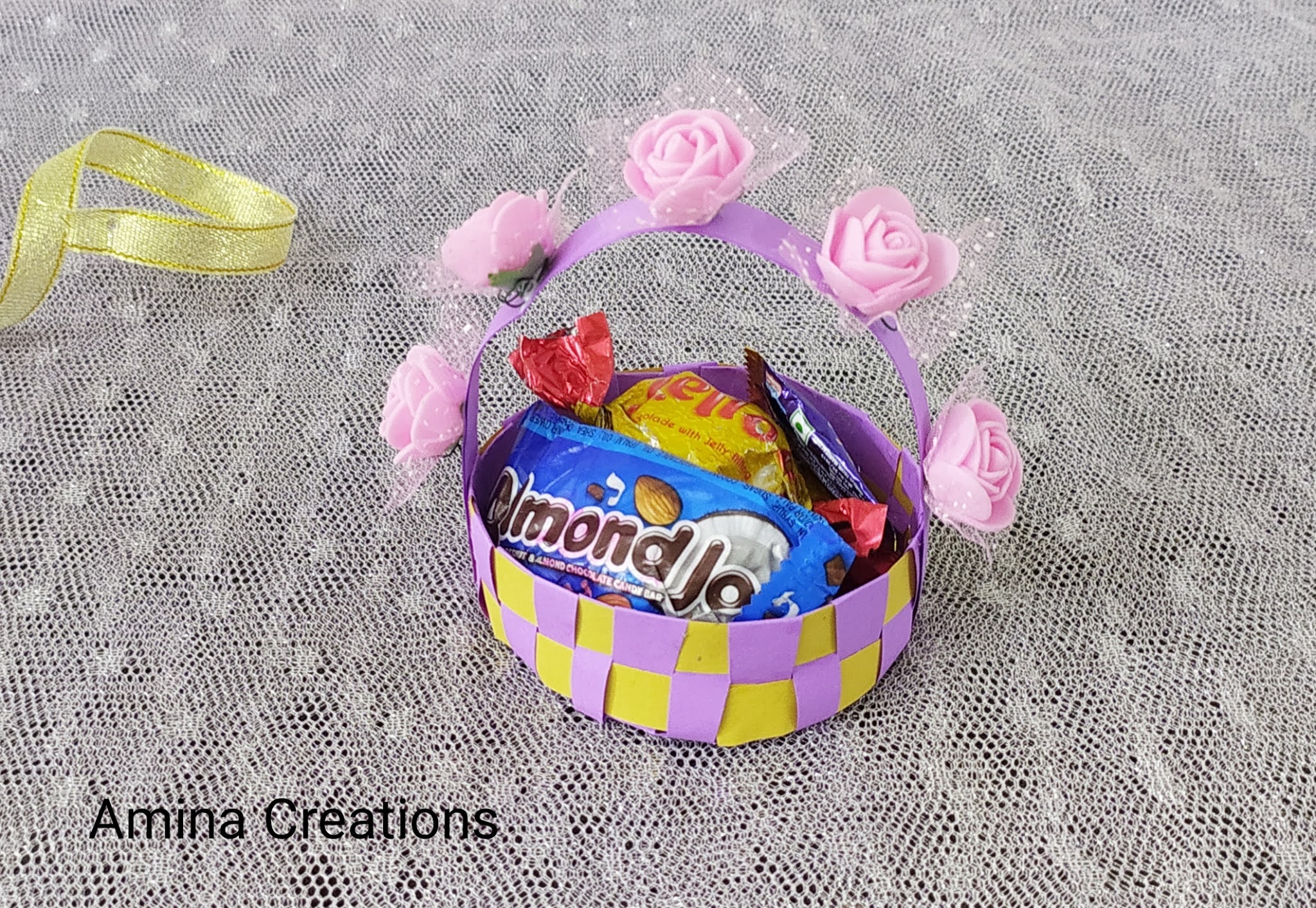 AMINA CREATIONS: DIY MINI PAPER BASKET + VIDEO