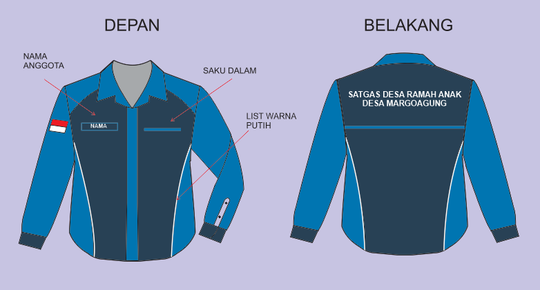 Kumpulan Desain Kemeja Format CorelDraw Gratis