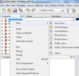 Java dan Android: Membuat Class Baru Pada Netbeans
