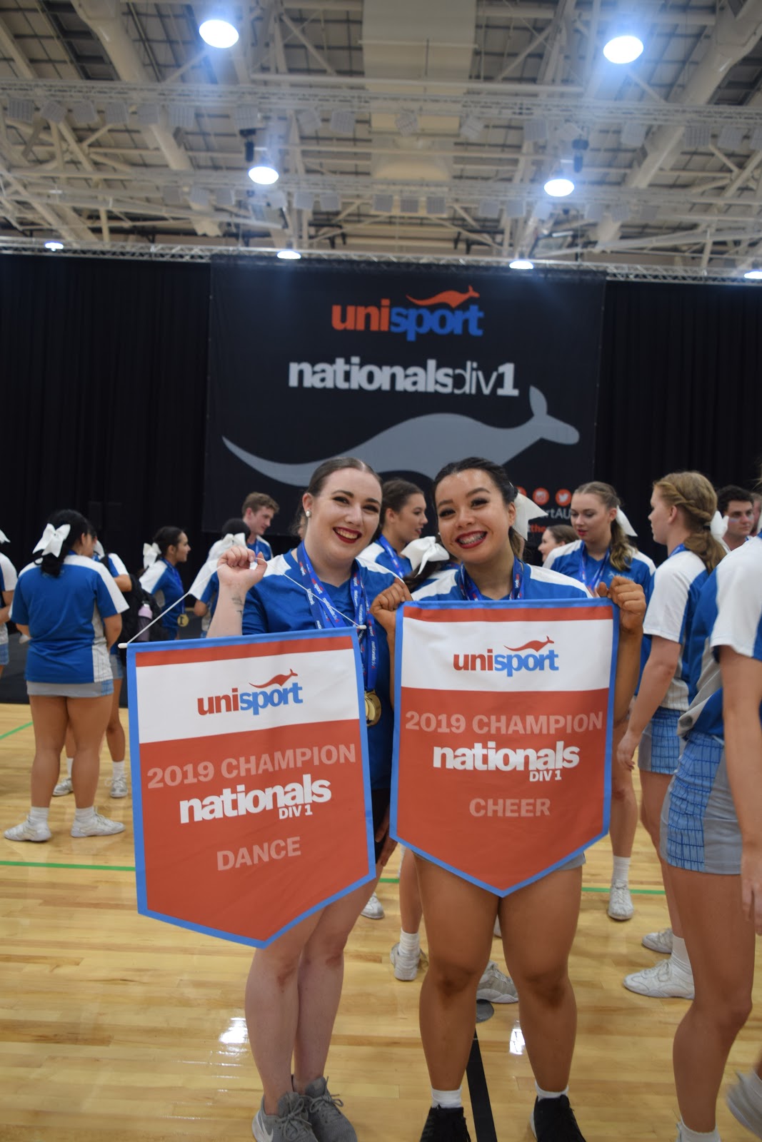 Monash Cheer and Dance blitz 2019 Nationals Div 1 with seven medals