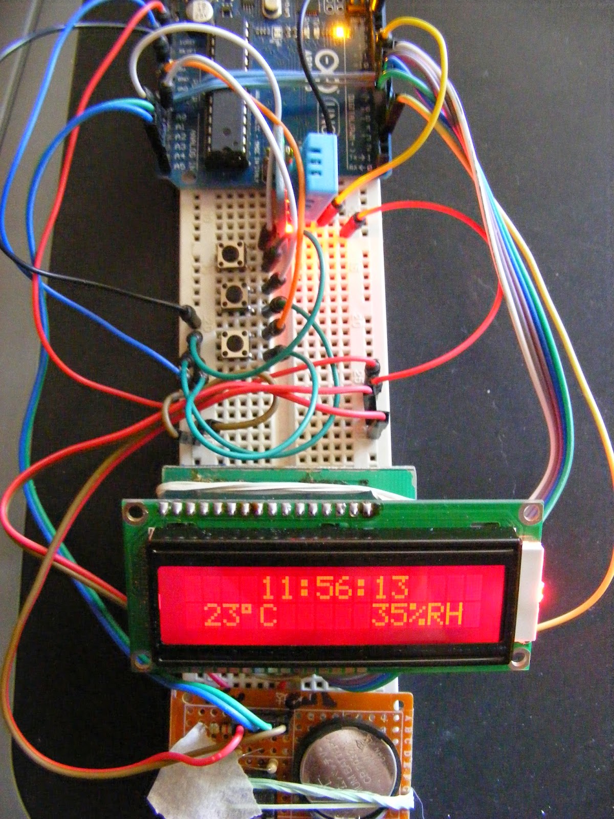 Arduino Tehniq Weather Station And Manual Adjust For Rtc Clock With Arduino And Alphanumeric