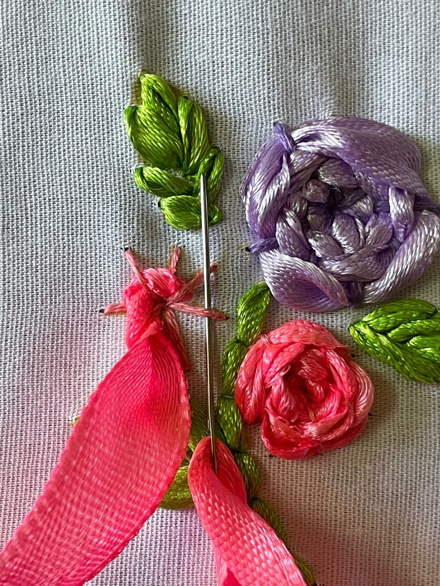 Ribbon Embroidery Flowers Patterns