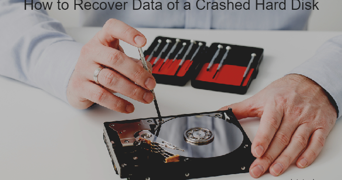 Recover Data Tool Software: How to Recover Data of a Crashed Hard Dist ...
