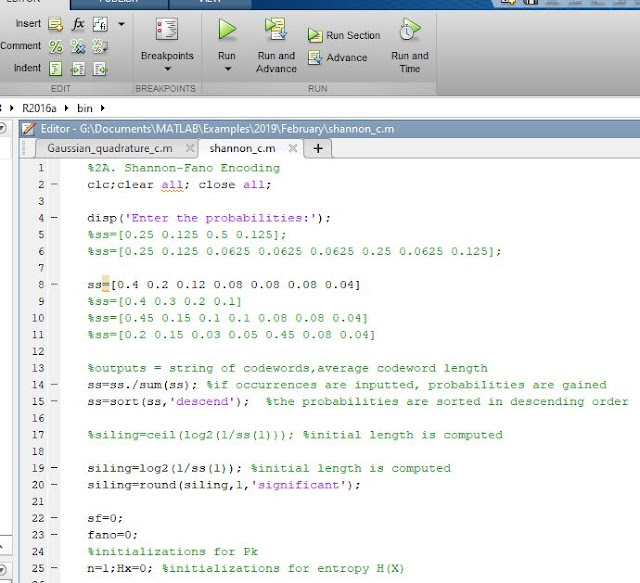 Shannon-Fano Encoding using MATLAB (m-file) - MATLAB Programming