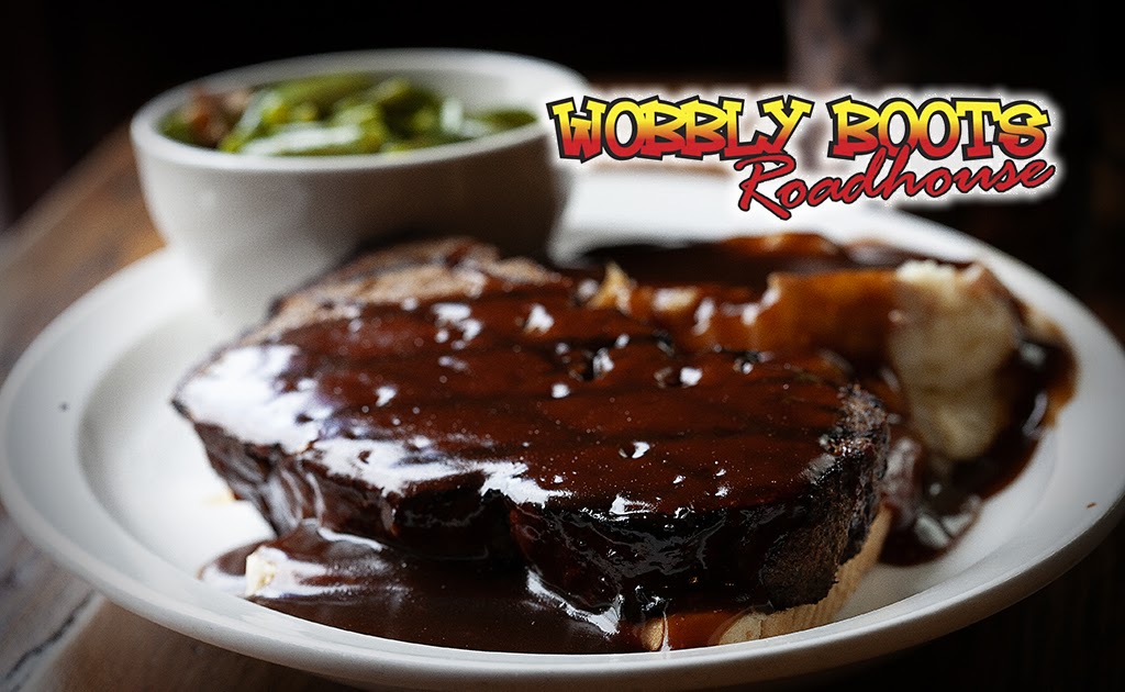 Wobbly Boots Roadhouse: Meatloaf Gets a Delicious Upgrade at the Boot!