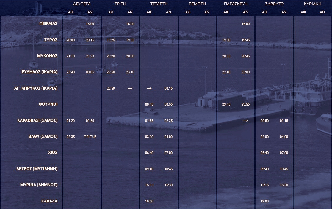 New Port Karlovassi: Nissos Mykonos - Δρομολογια απο 29 Μαιου εως και ...