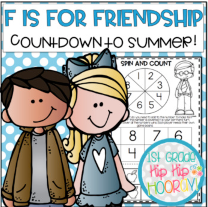1st Grade Hip Hip Hooray!: Friendship Day ... Paper Pencil or Distance ...