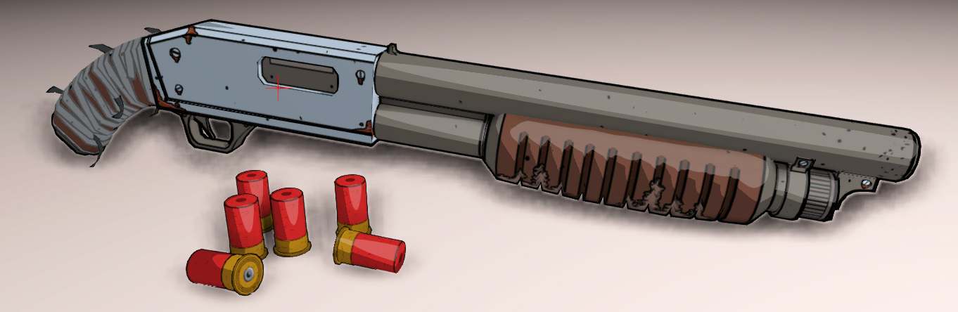 Toon Shaded Shotgun! — polycount