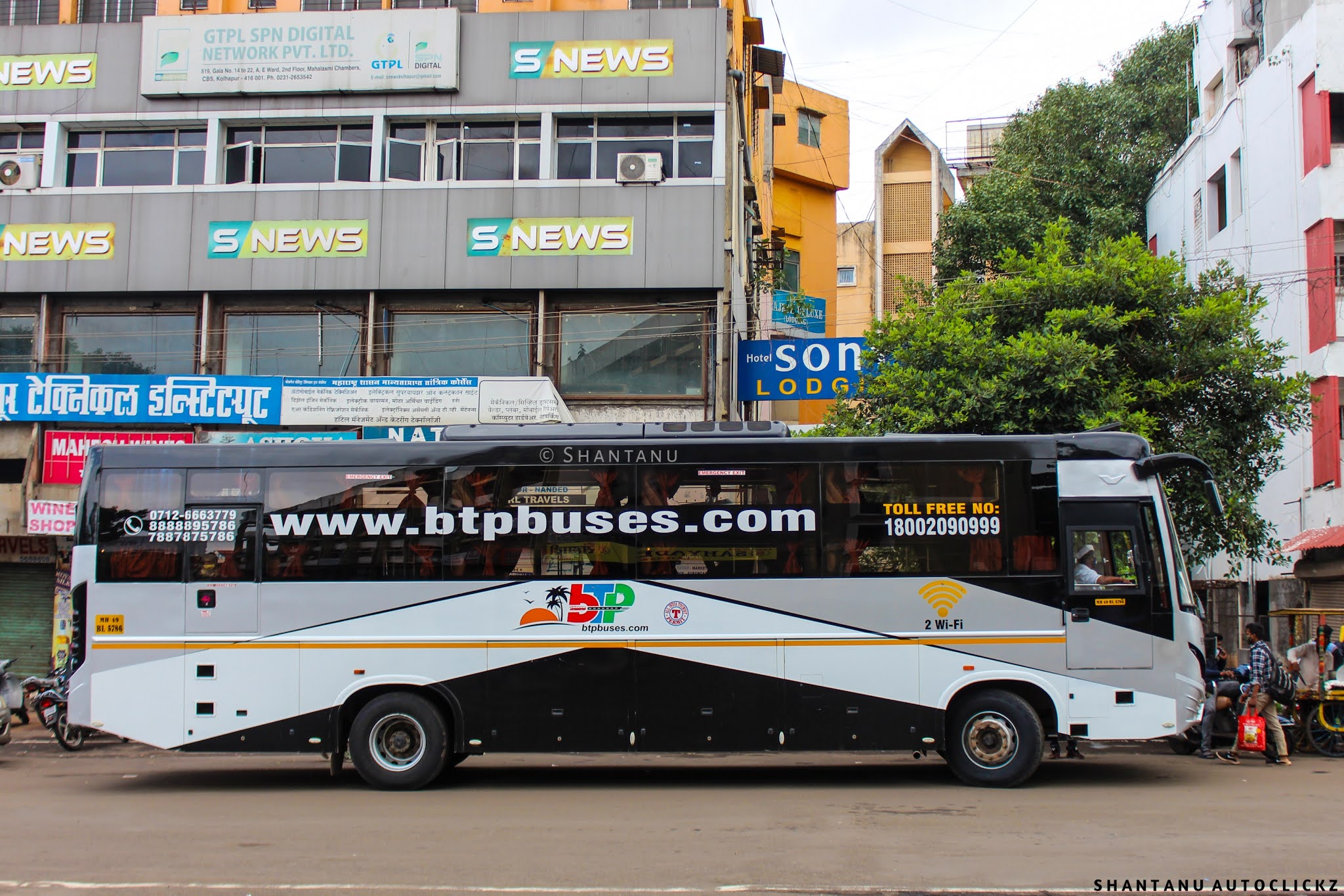 Shantanu Autoclickz: BTP Travels Veera V7 Premium AC Sleeper