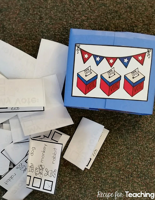 Election Day Voting Fun for Kindergarten - Recipe for Teaching