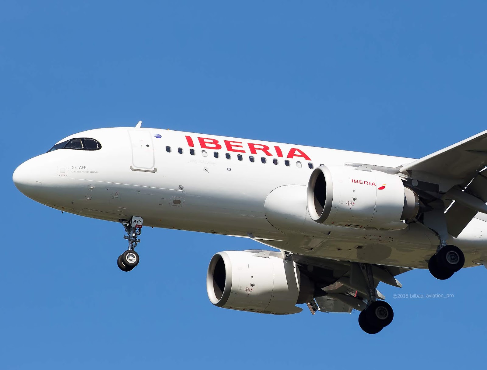 bilbao_aviation_pro: Avistamiento Iberia Airbus A20N EC-MXY "GETAFE ...