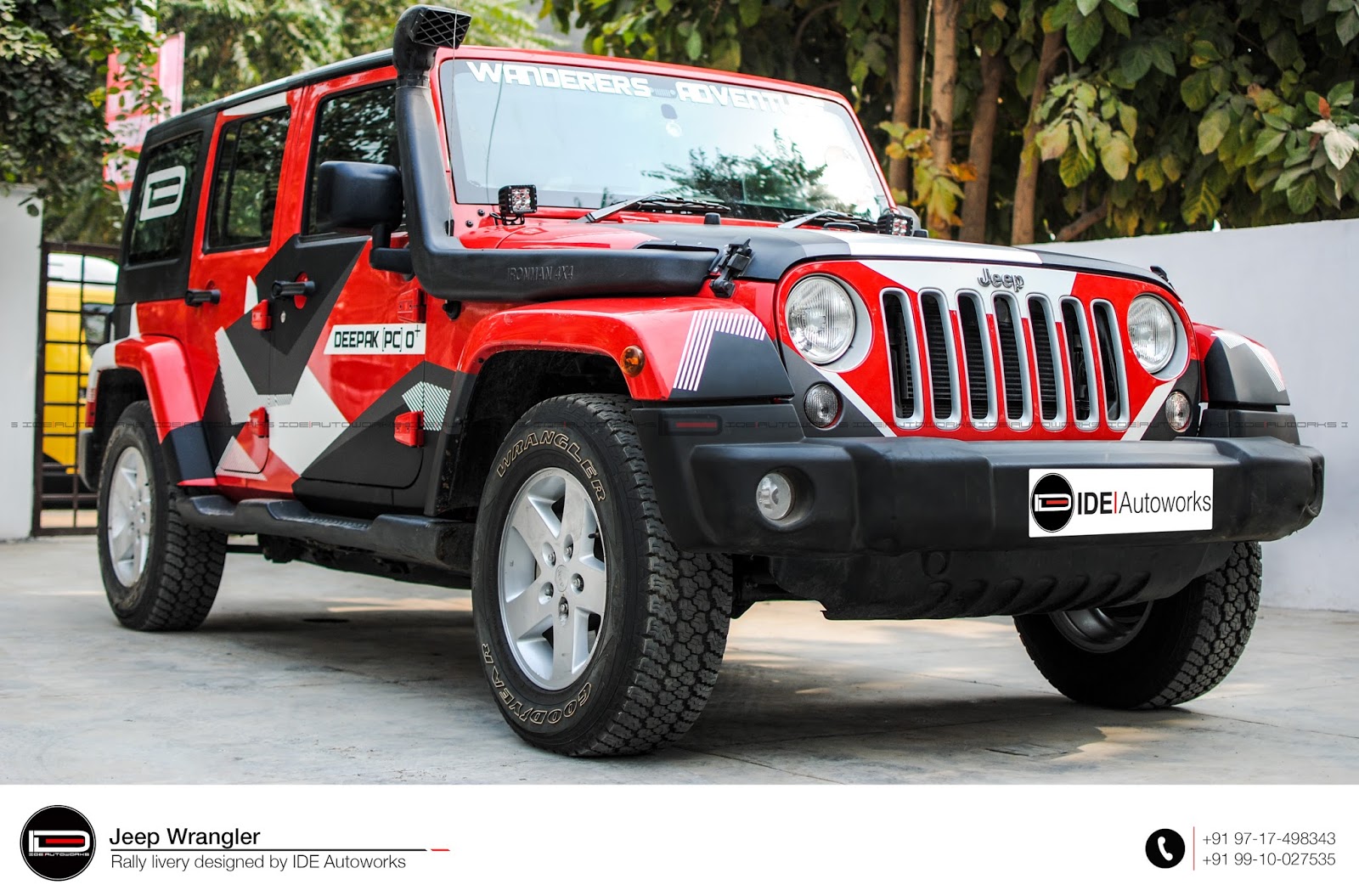 Custom Rally Graphics: JEEP Wrangler | IDE Autoworks